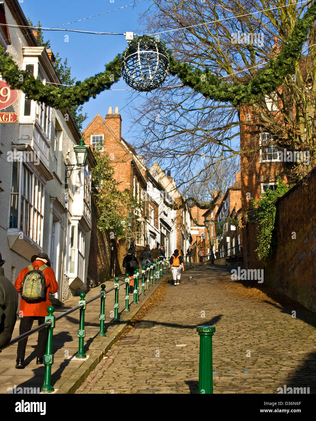Steep Hill Lincoln Stock Photo - Alamy