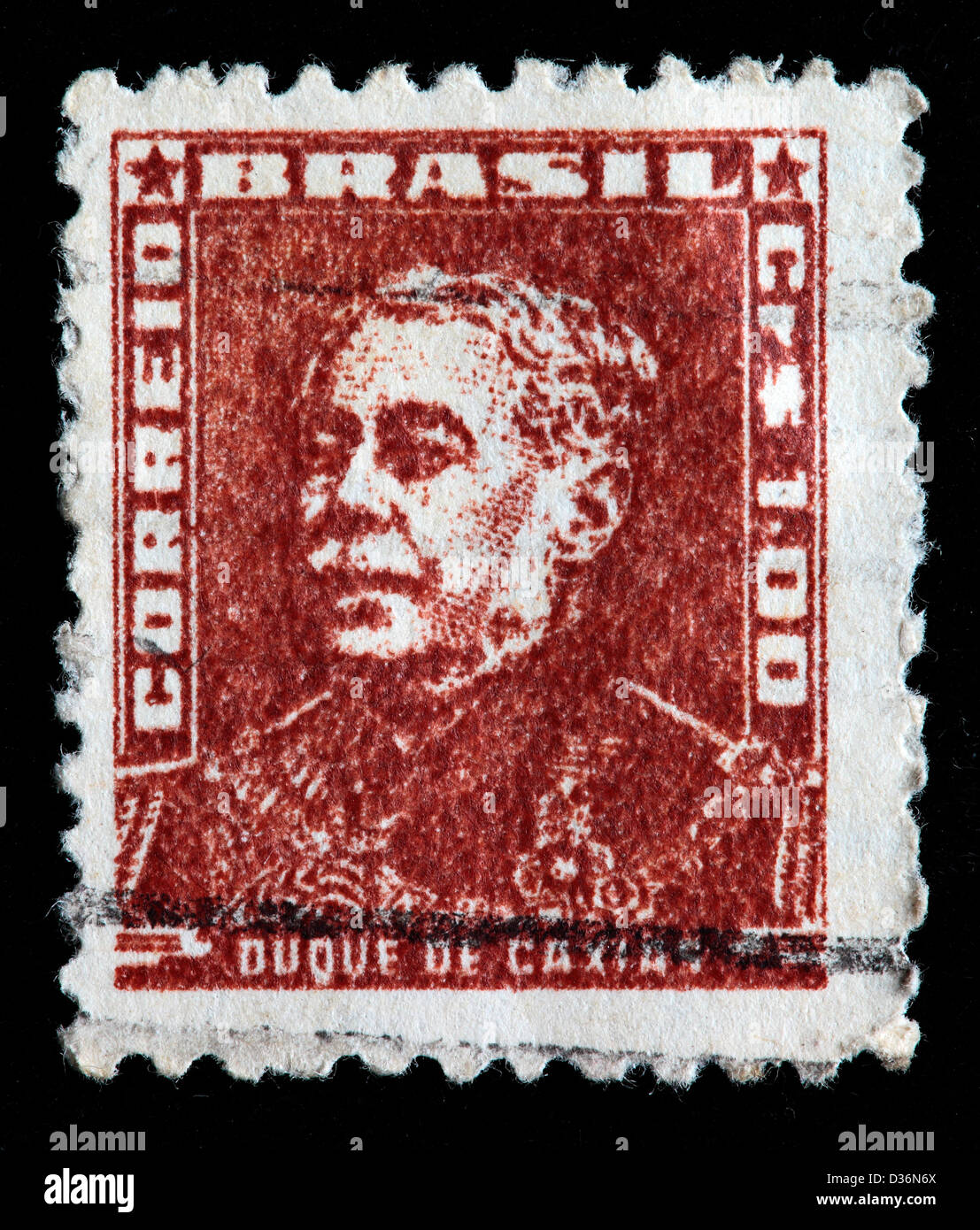 Duke of Caxias, postage stamp, Brazil, 1954 Stock Photo - Alamy