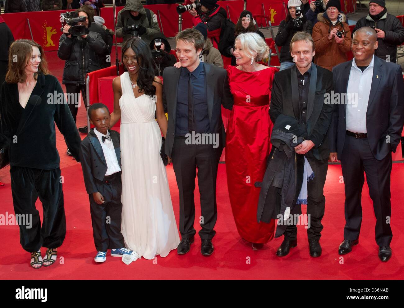 South African director Pia Marais (L-R), actors Rapule Sinaye Hendricks ...