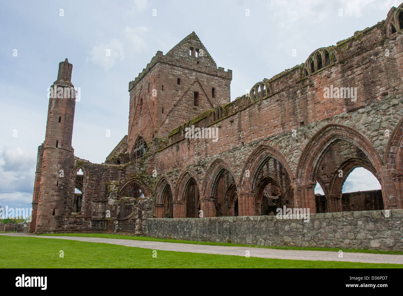 Sweetheart Abbey in South West Scotland Stock Photo - Alamy