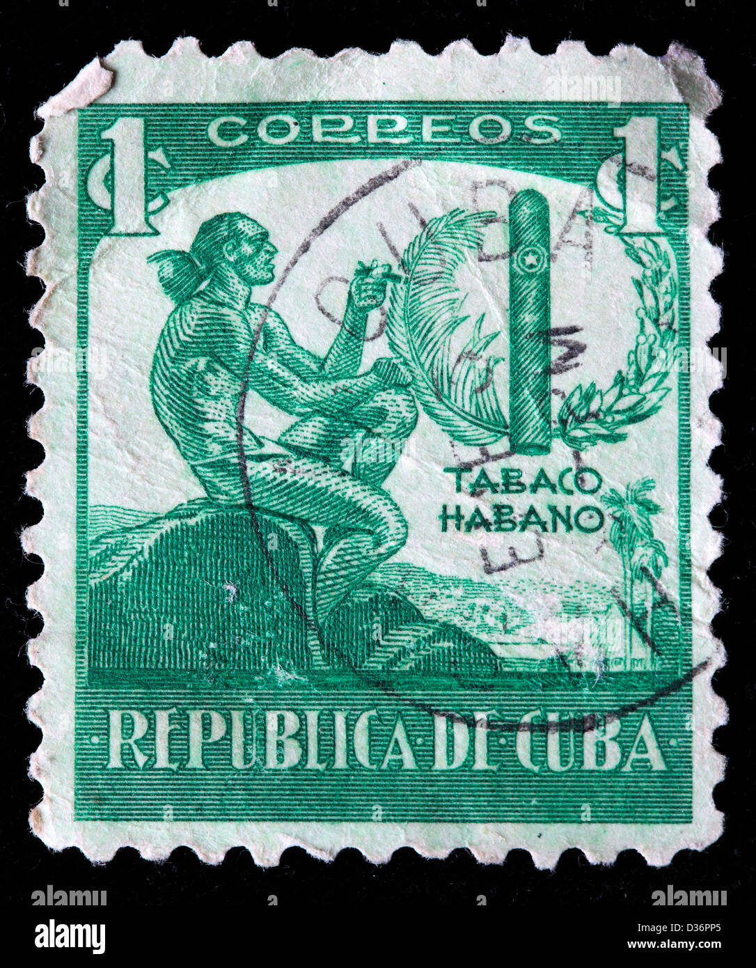 Vintage cuba stamp hi-res stock photography and images - Alamy