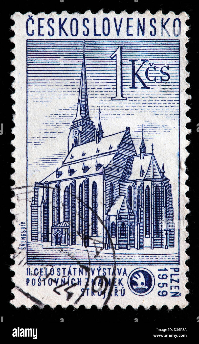Czech postage stamp plzen hi-res stock photography and images - Alamy