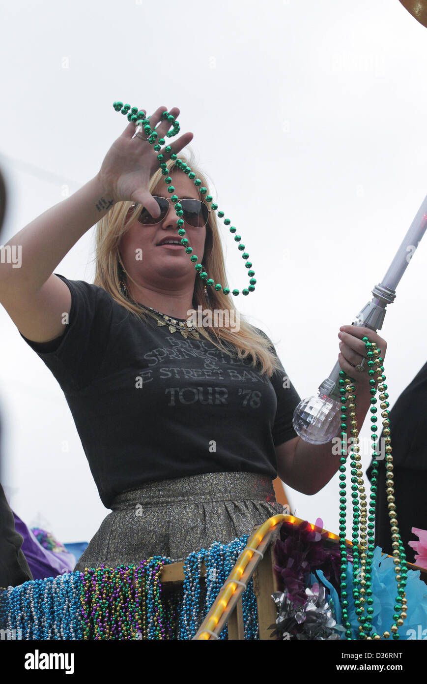 Feb. 9, 2013 - New Orleans, LOUISIANA, US - Grand Marshall of the ...