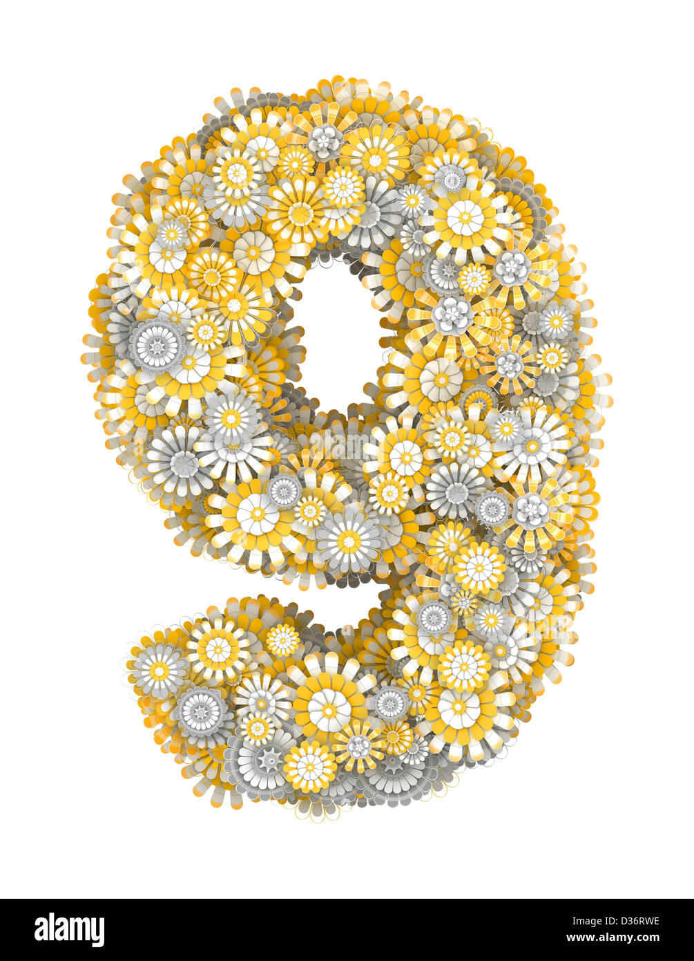 Number 9 flowers hi-res stock photography and images - Alamy