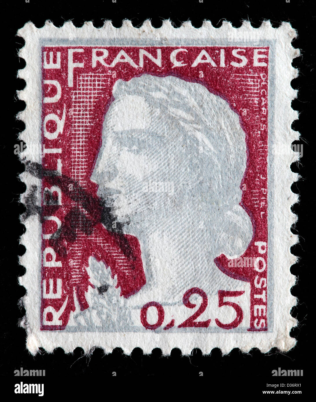 France stamp marianne hi-res stock photography and images - Alamy