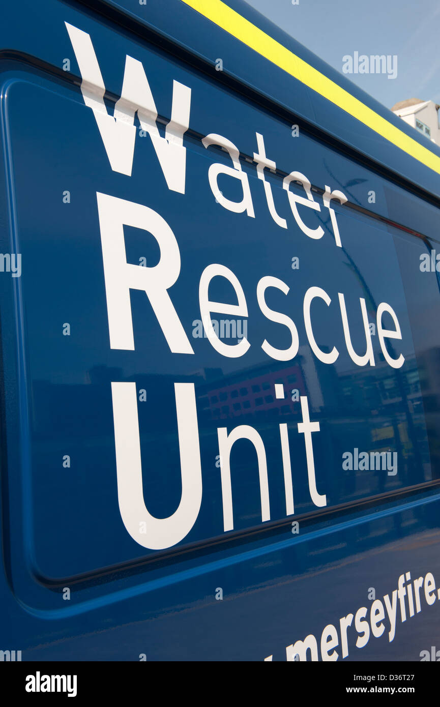 Fire Service Water Rescue Unit Stock Photo - Alamy