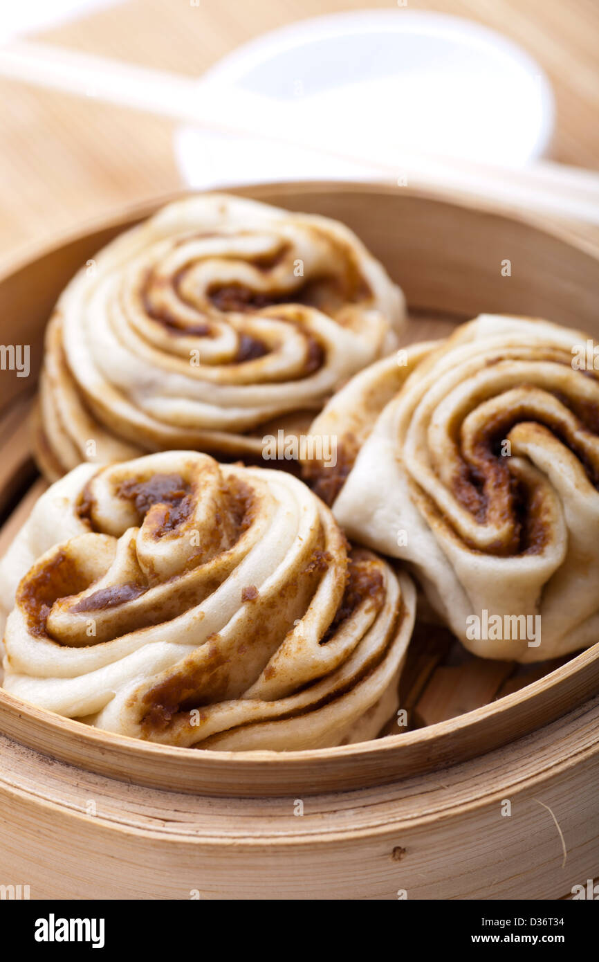 Steamed twisted roll hi-res stock photography and images - Alamy