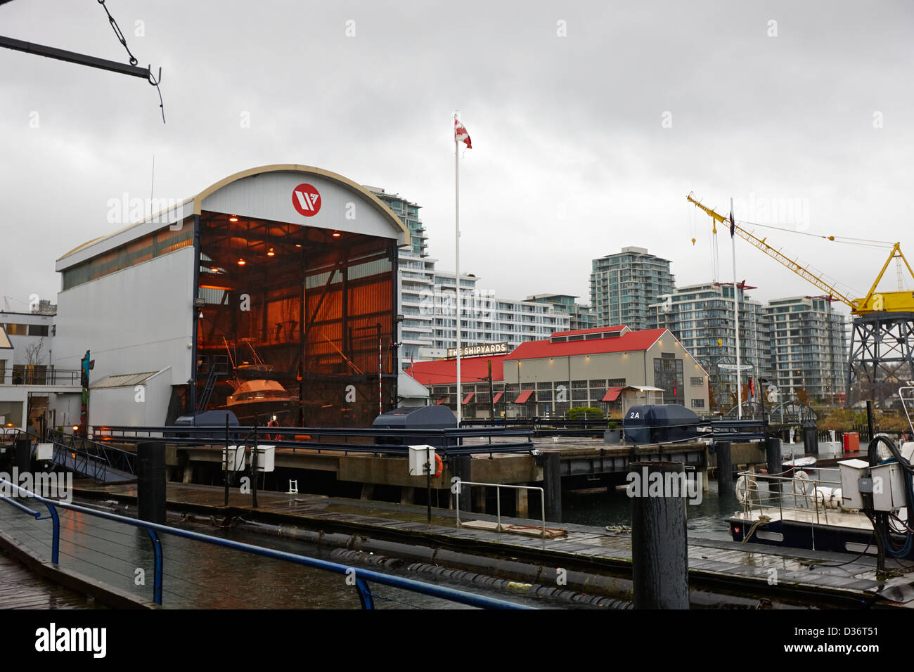 seaspan marine tugboat dock city of north Vancouver BC Canada Stock ...