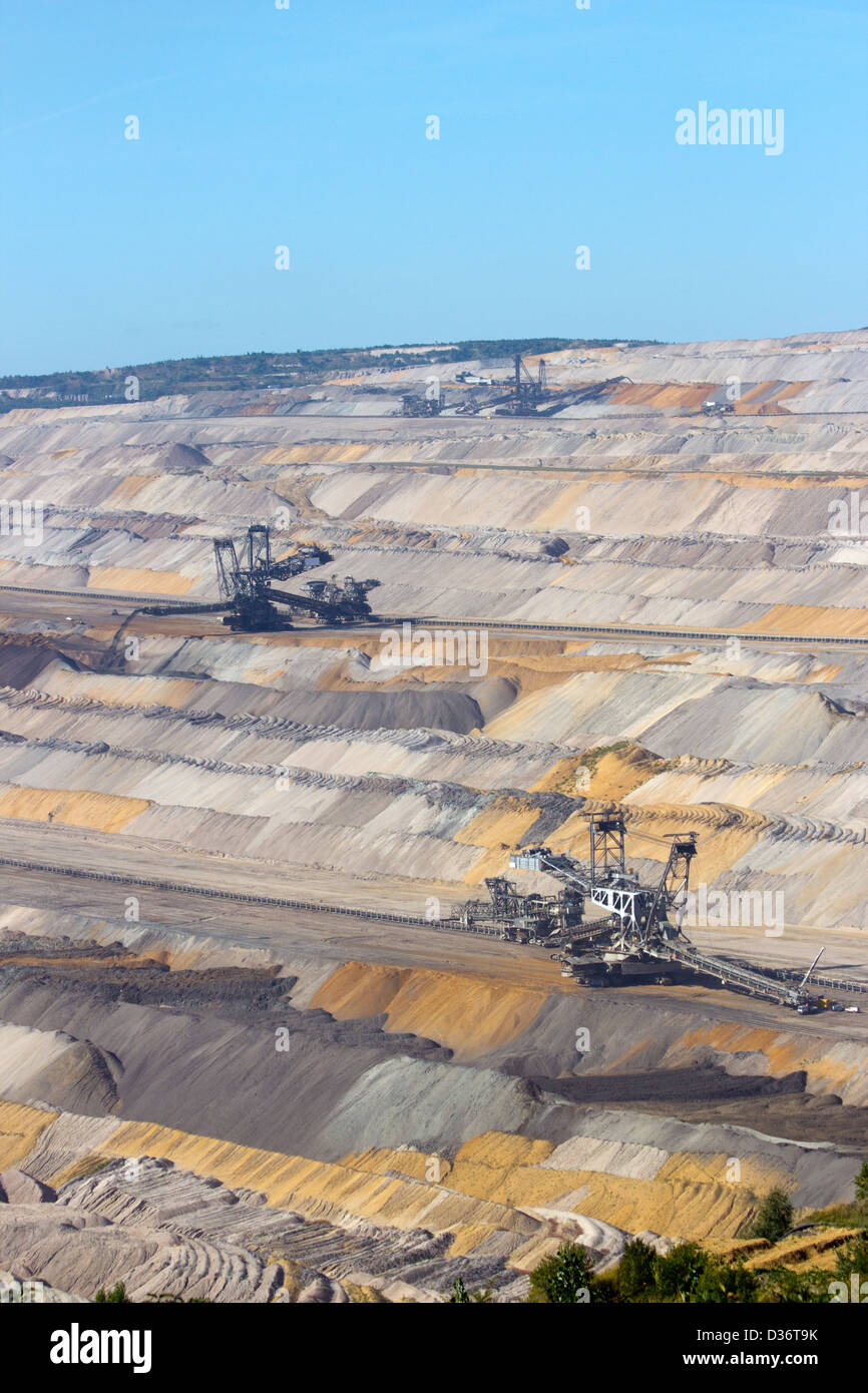 Open pit mine in Germany Stock Photo - Alamy