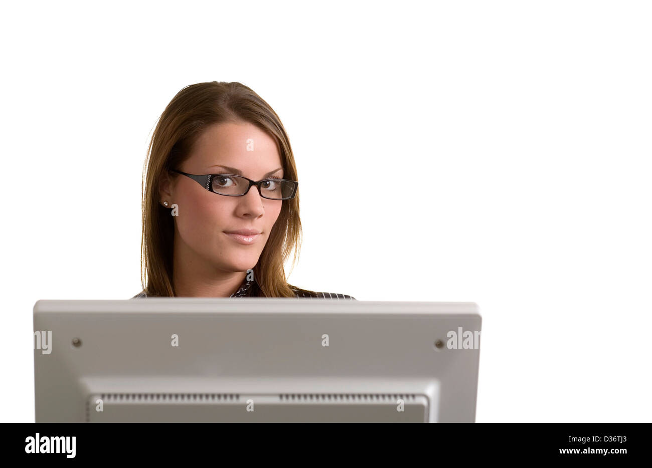 Office women flirt hi-res stock photography and images - Alamy