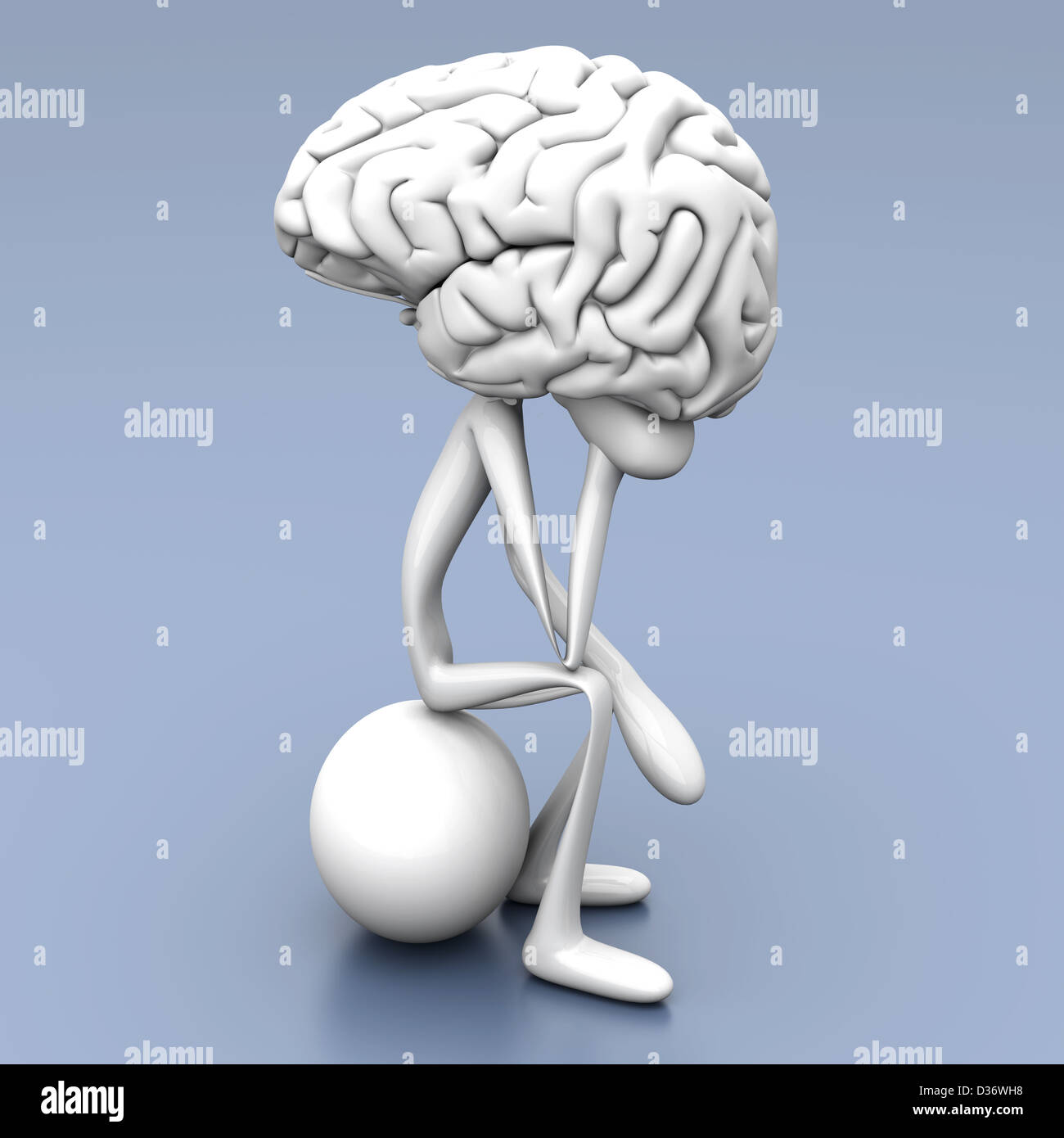 Brain toon hi-res stock photography and images - Alamy
