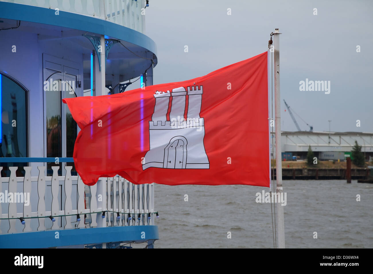 Hamburg flag hamburg flag hi-res stock photography and images - Alamy