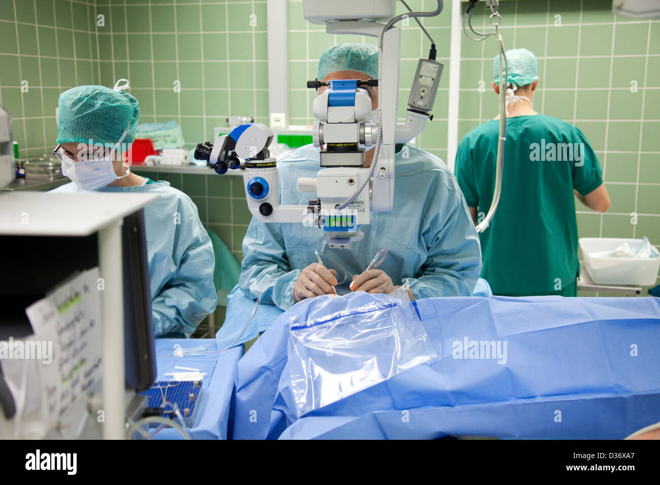 Germany, Hospital, cataract surgery Stock Photo - Alamy