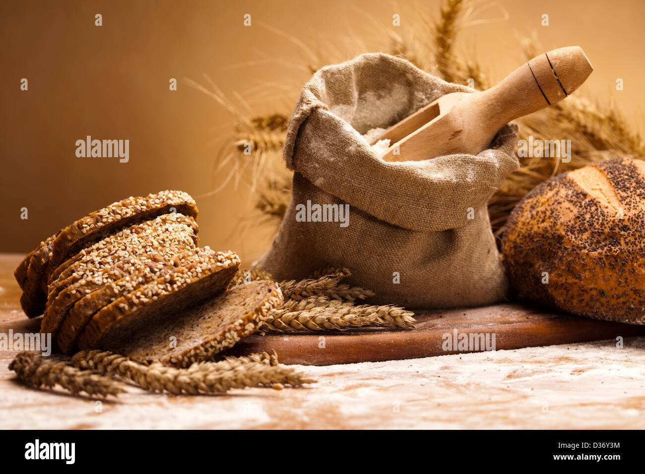 Bread products photographed Stock Photo - Alamy