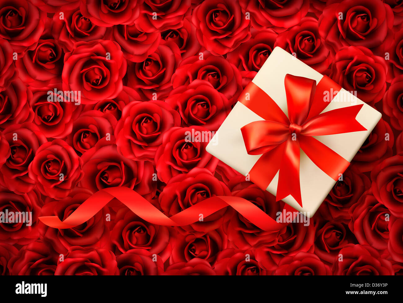 Banner template with golden and red bows vector hi-res stock ...