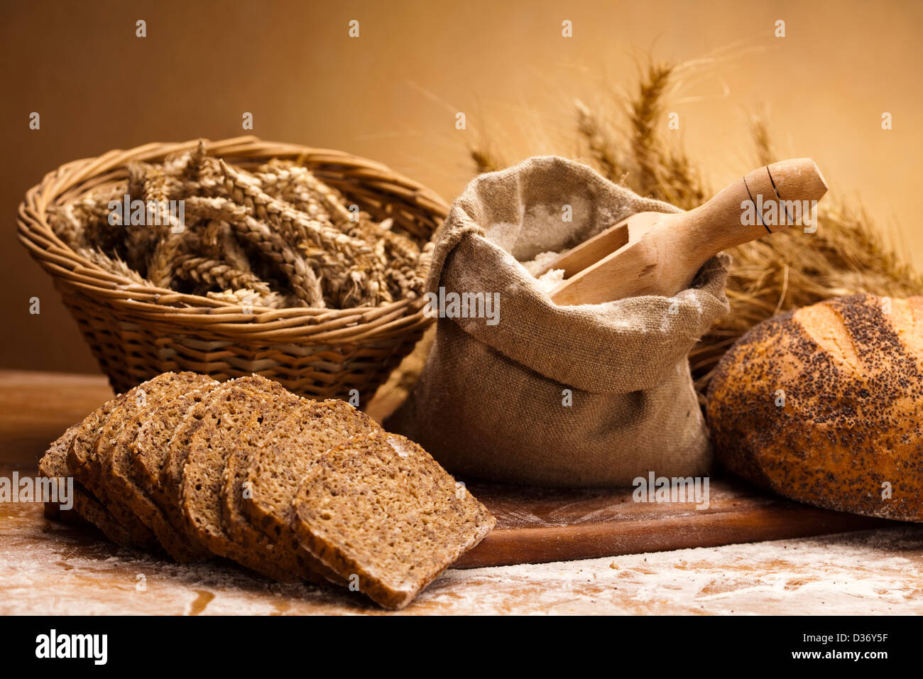 Bread products photographed Stock Photo - Alamy