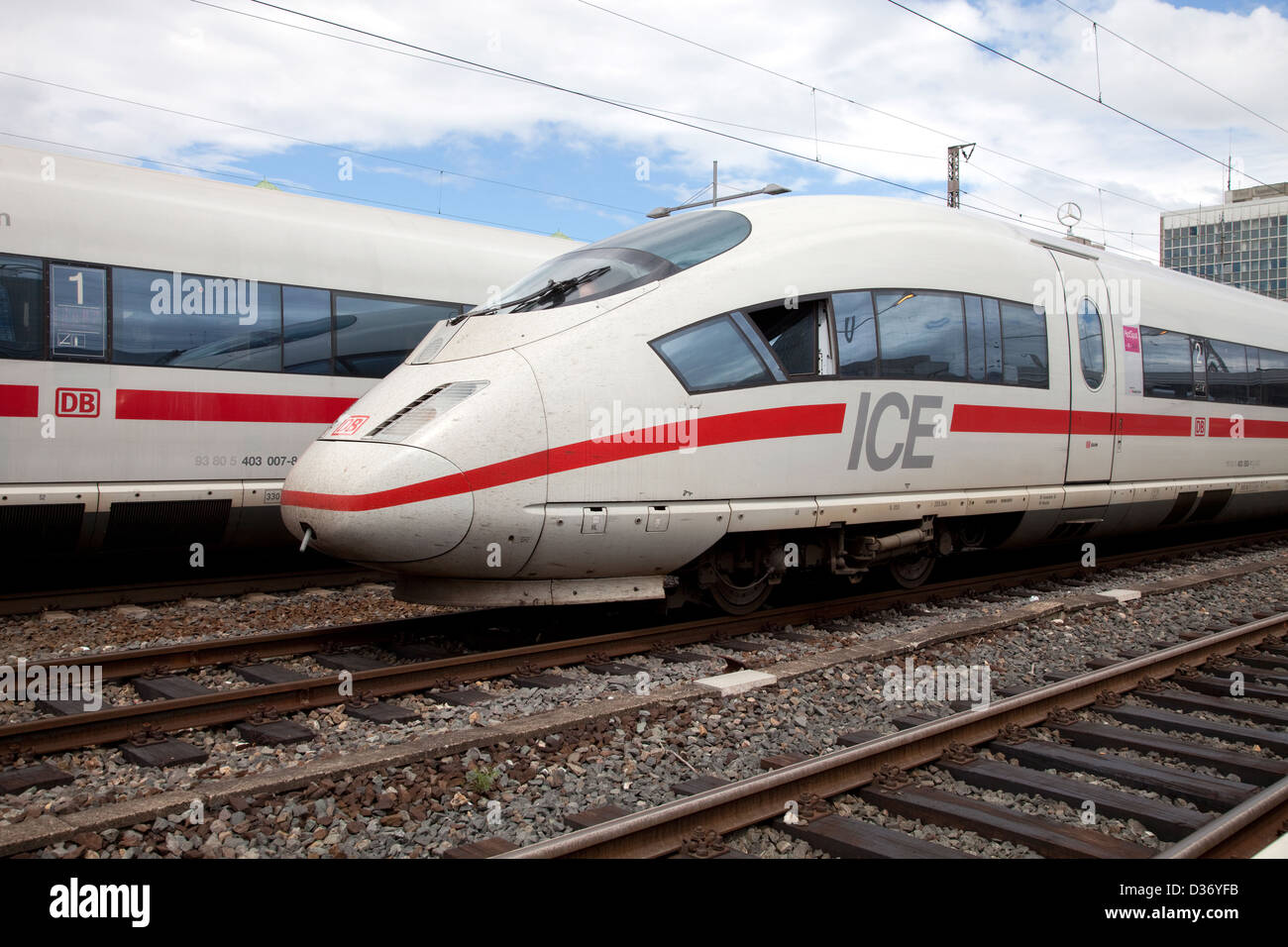 Essen, Germany, ICE trains at Essen Train Stock Photo - Alamy