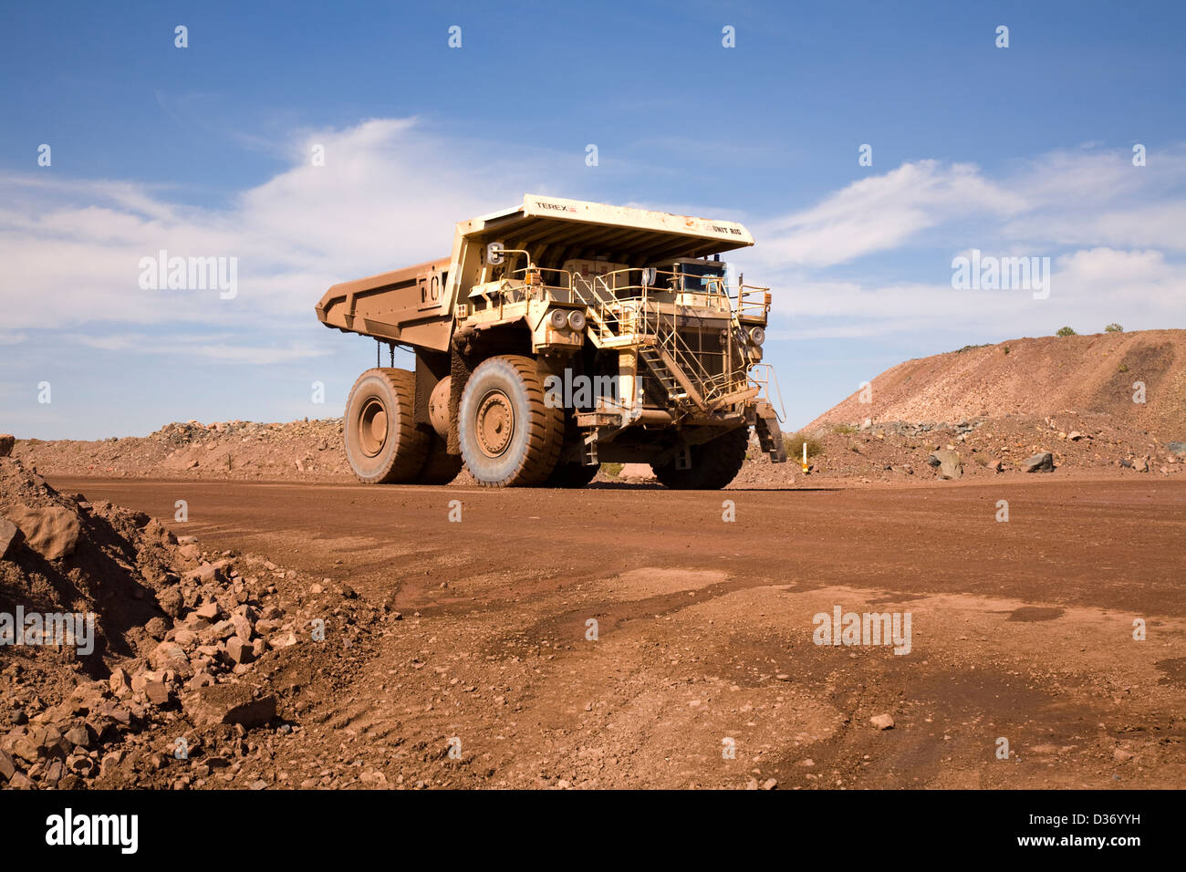 Mining vehicle, Rio Tinto's Argyle Diamond mine, south of Kununnura ...