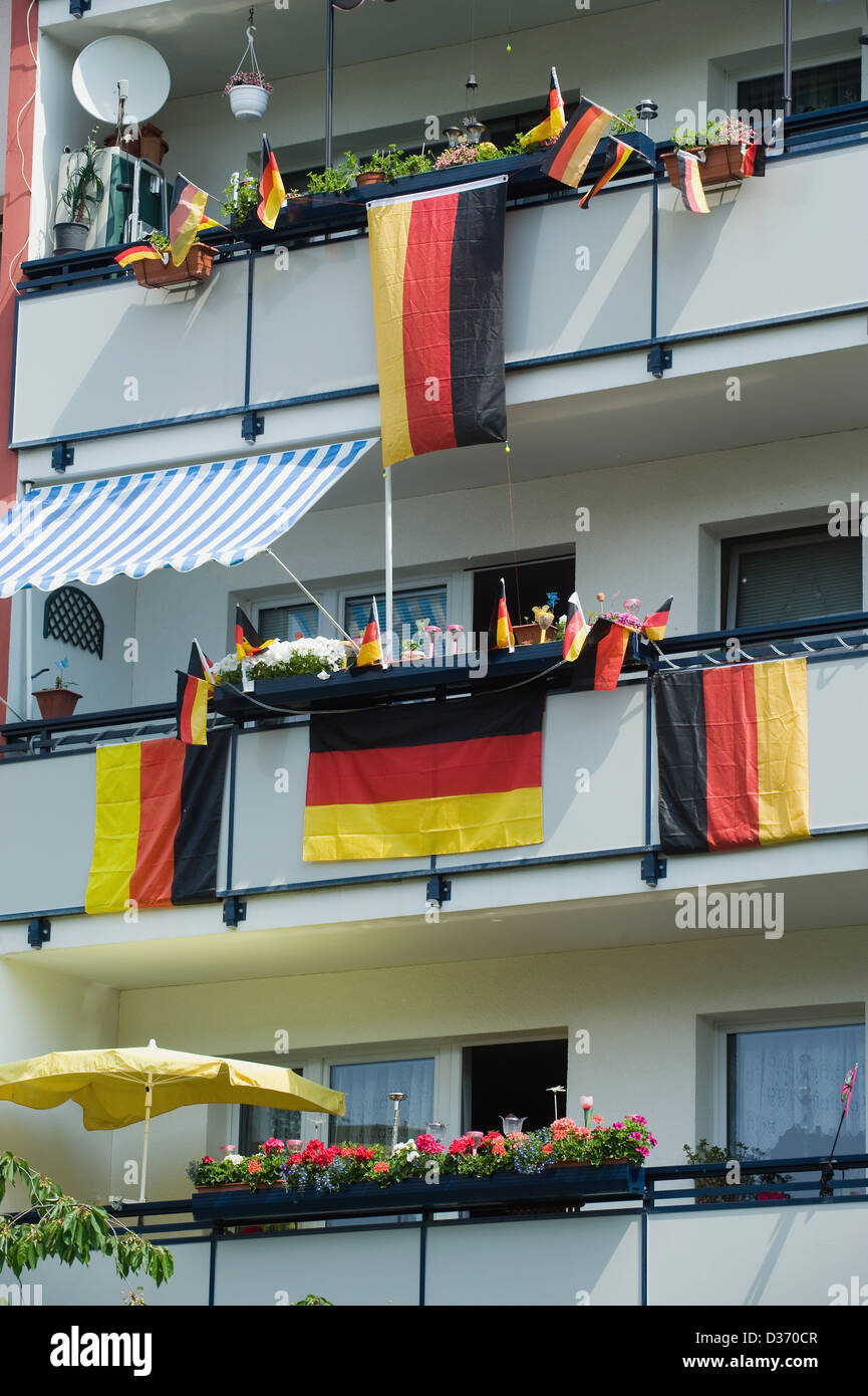 German flag european flag hanging hi-res stock photography and images ...