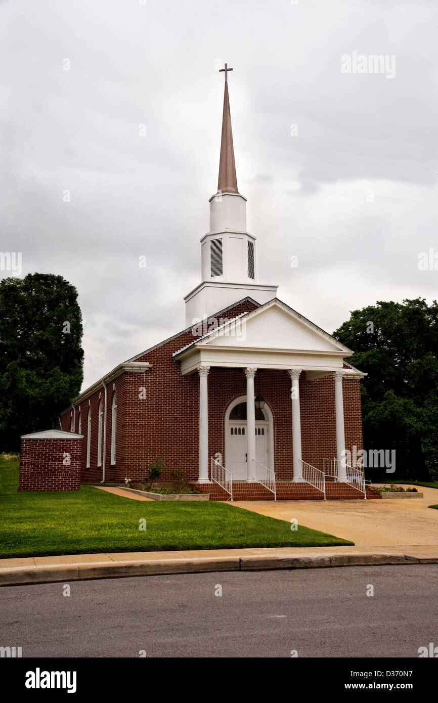 Small town Church Stock Photo - Alamy
