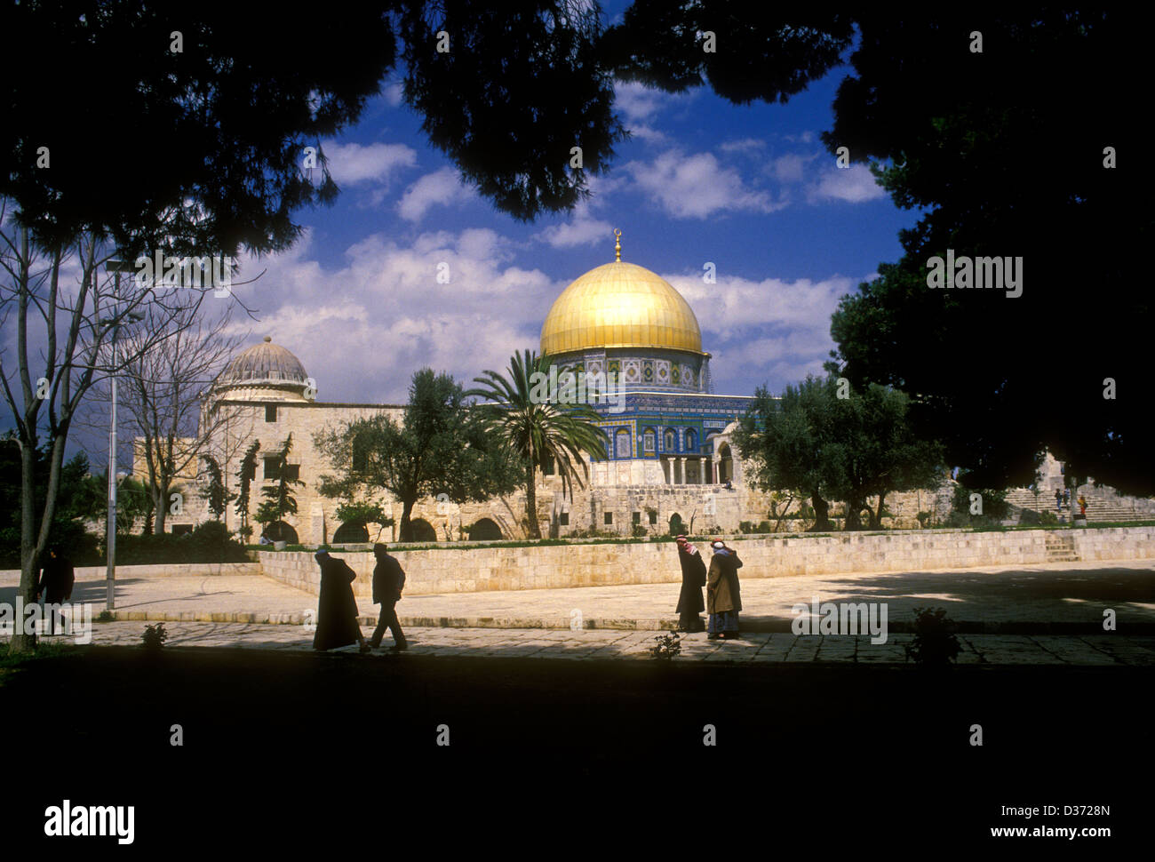The Dome of the Rock on Temple Mount in the old city of Jerusalem ...