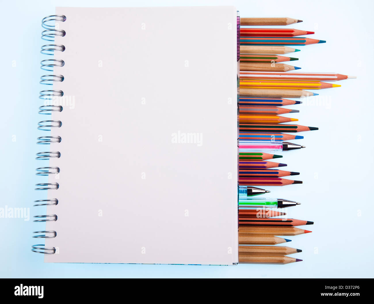 Back to school concept, Notepad Stock Photo - Alamy