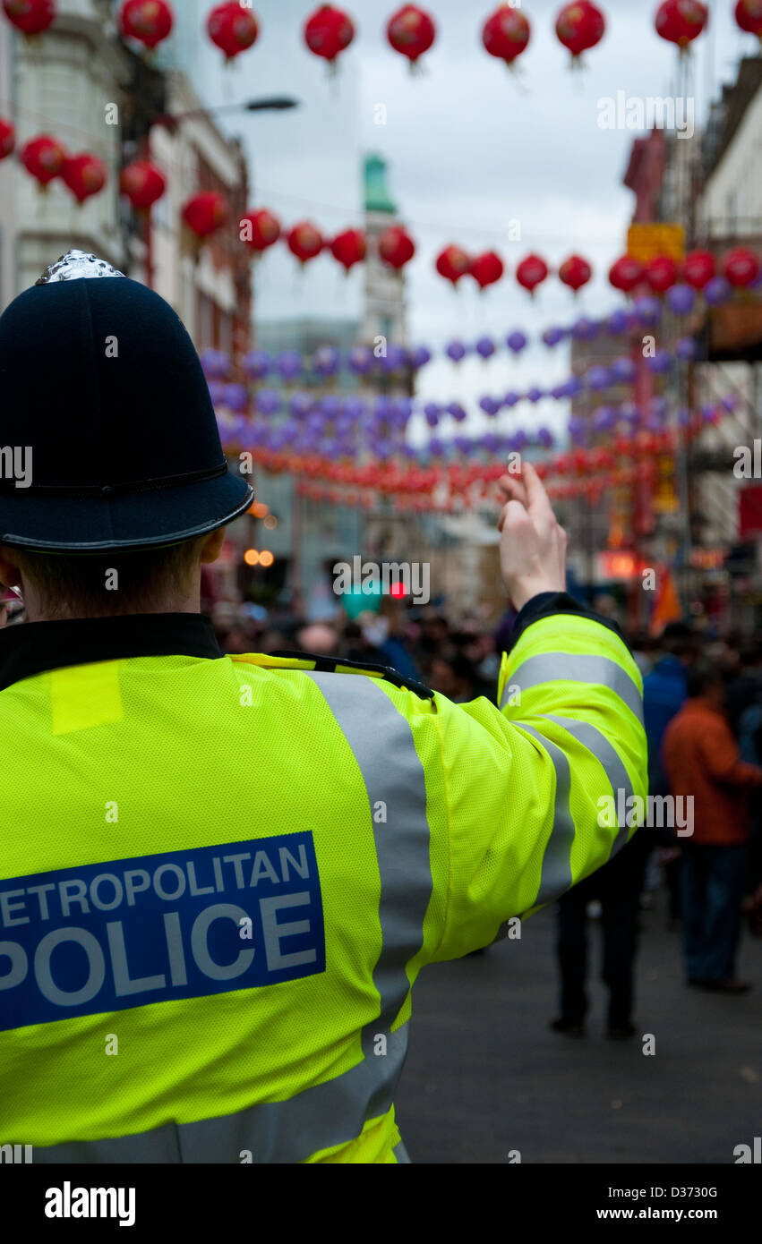 Police controlling the Chinese New Year celebrations Stock Photo - Alamy