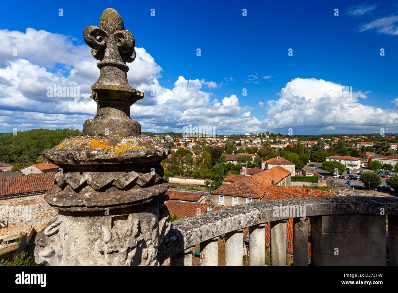 Chateau de la Rochefoucauld, Charente, France Stock Photo - Alamy