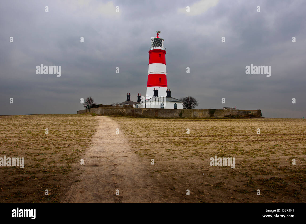 Red and white lighthouse Stock Photo - Alamy