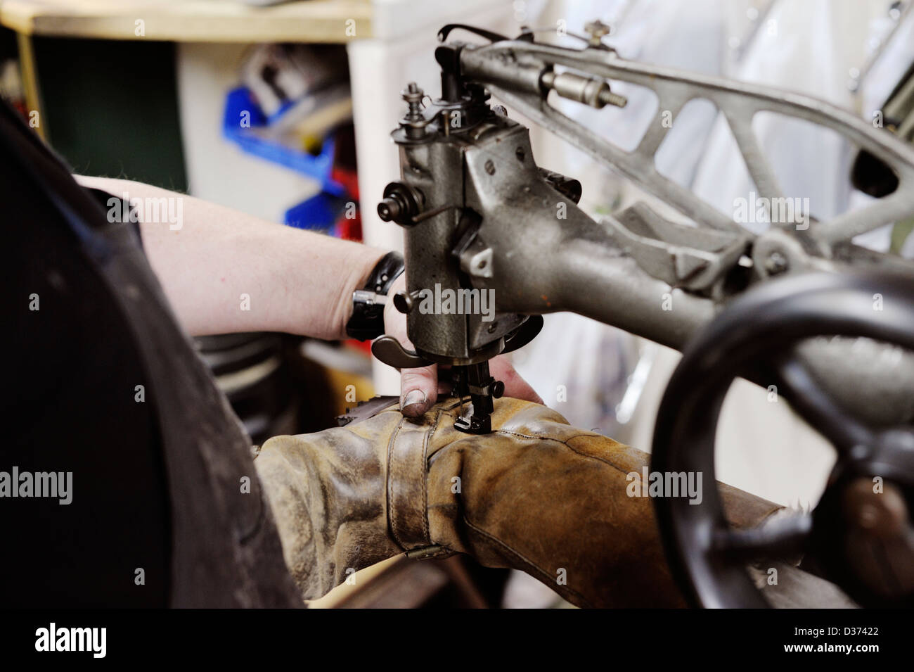 Machine stitching boots hi-res stock photography and images - Alamy
