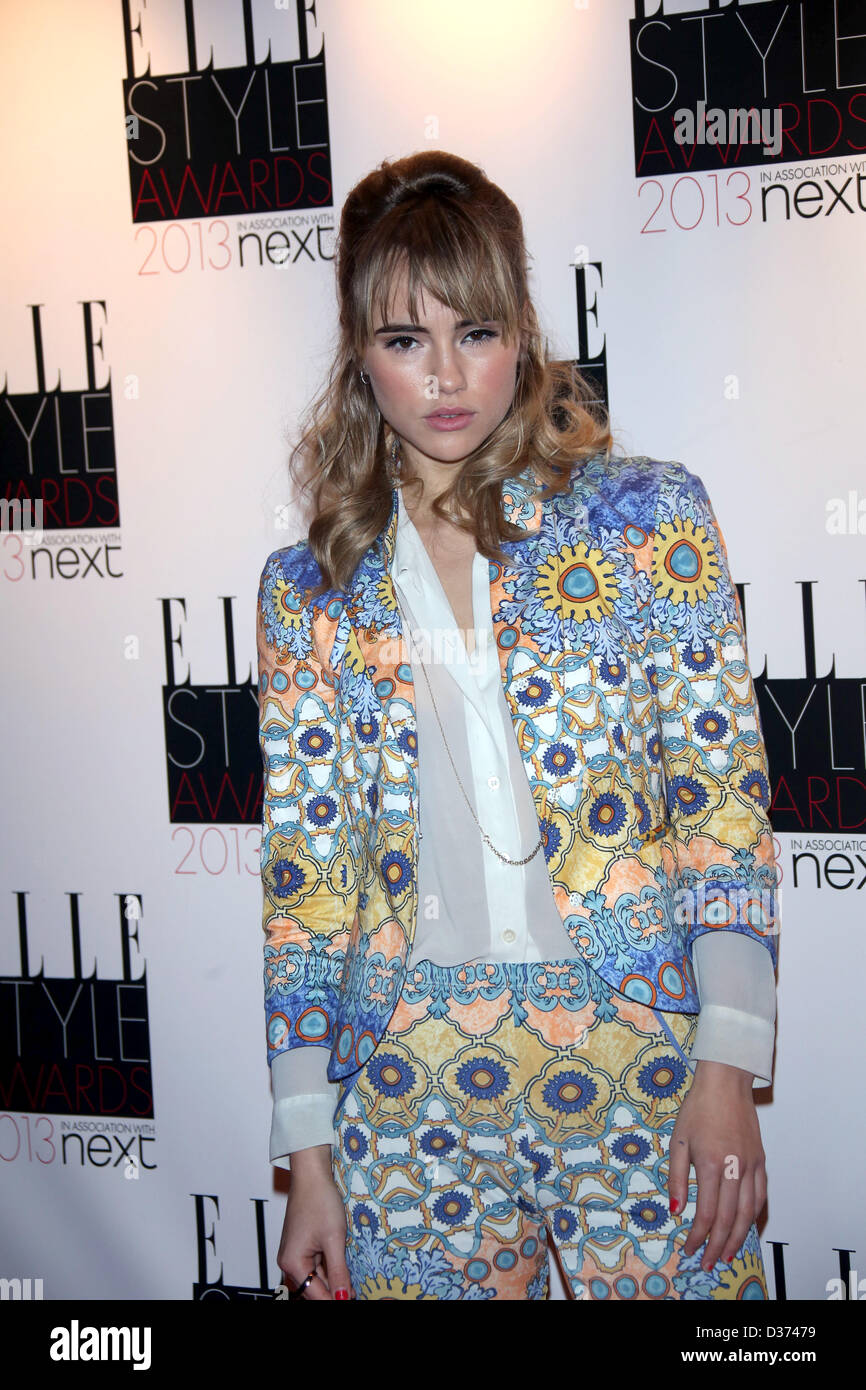 London, UK. 10th February 2013. Model Suki Waterhouse arrives at the ...