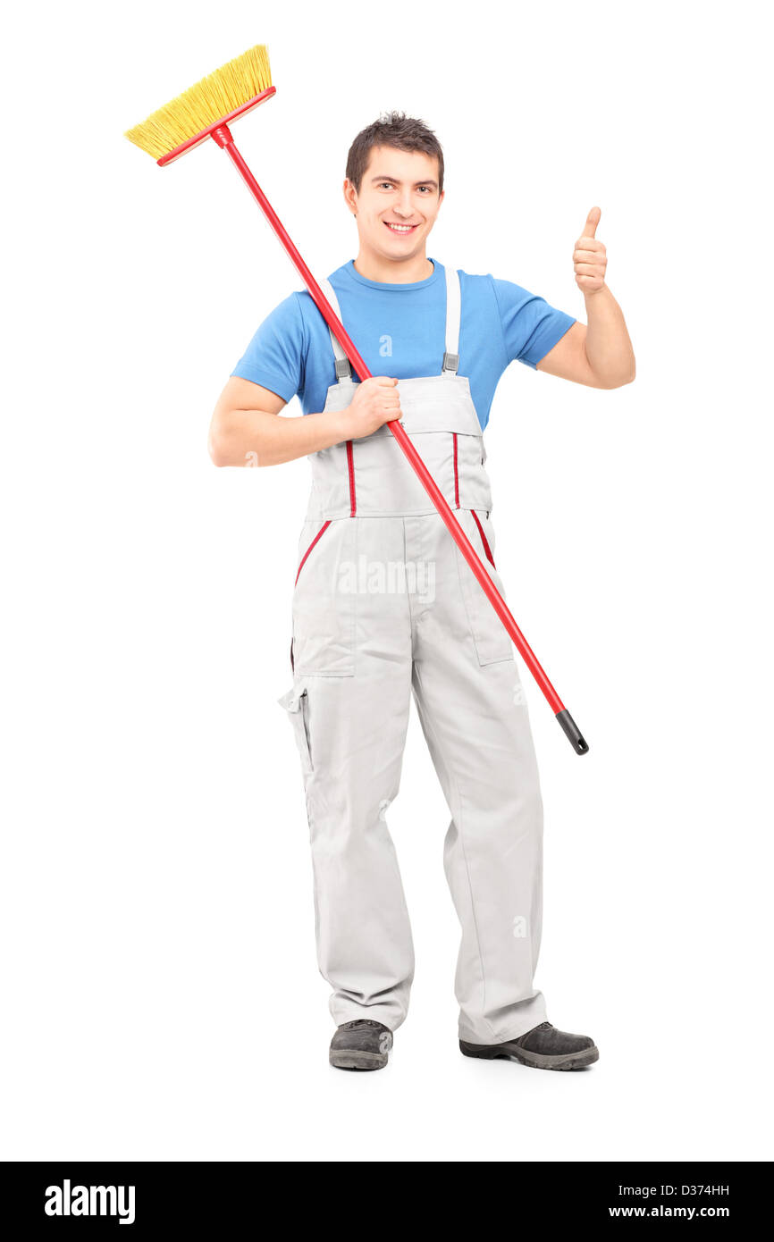 Male cleaner hi-res stock photography and images - Alamy