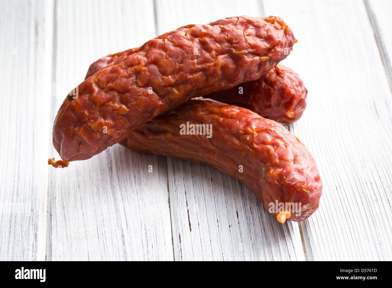 Sausage on the table hi-res stock photography and images - Alamy
