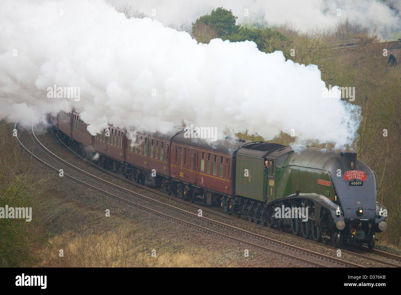 Class a4 steam locomotive hi-res stock photography and images - Alamy