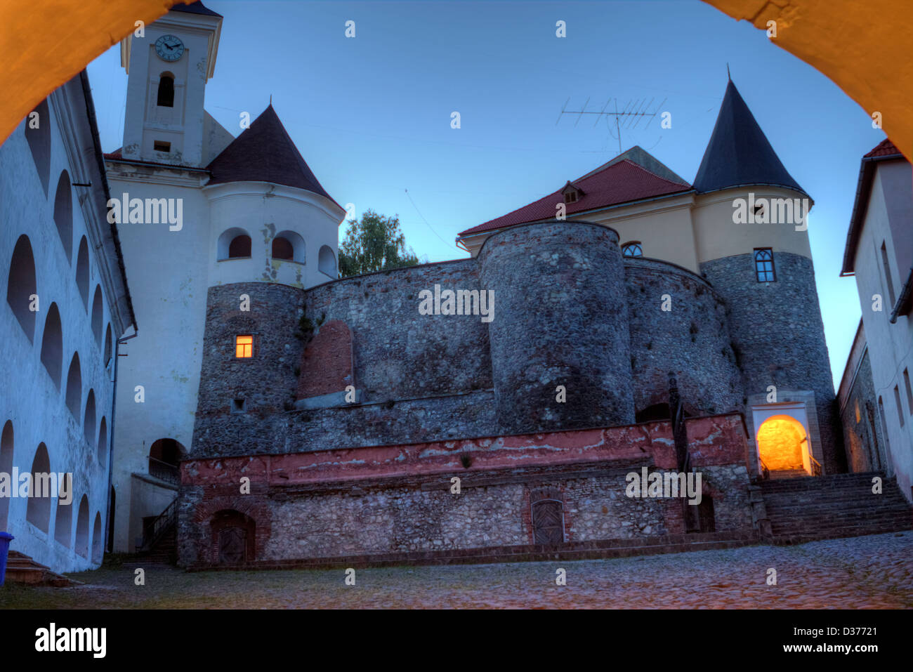 Mukachevo castle Transcarpathia, Ukraine Stock Photo - Alamy