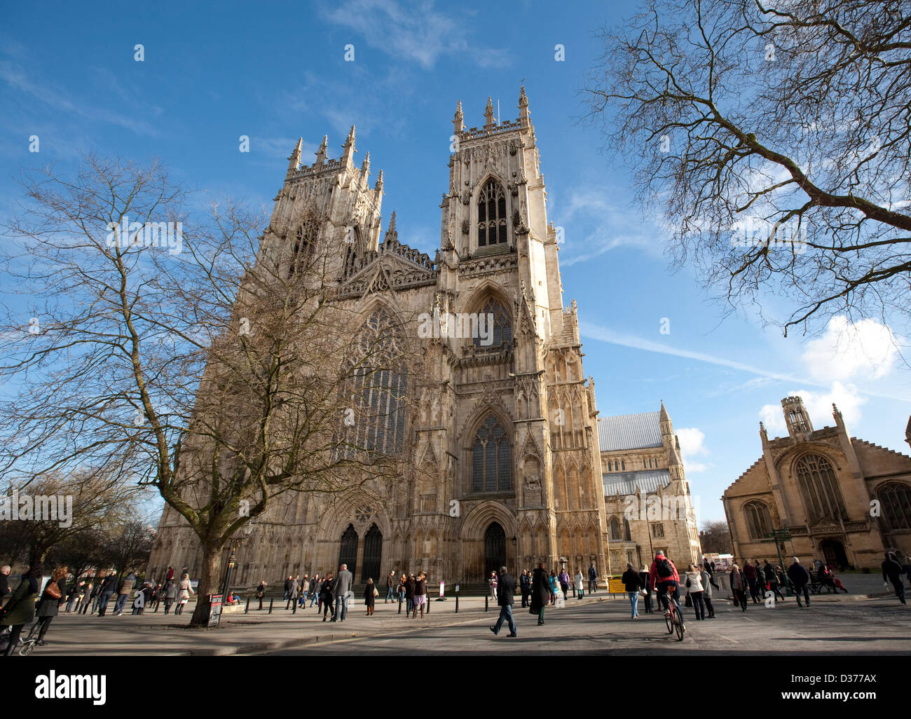 York Minster Cathedral Yorkshire Stock Photo - Alamy