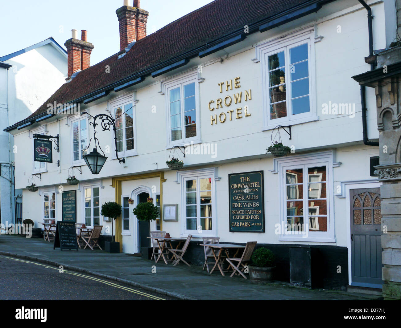 The crown hotel framlingham hi-res stock photography and images - Alamy