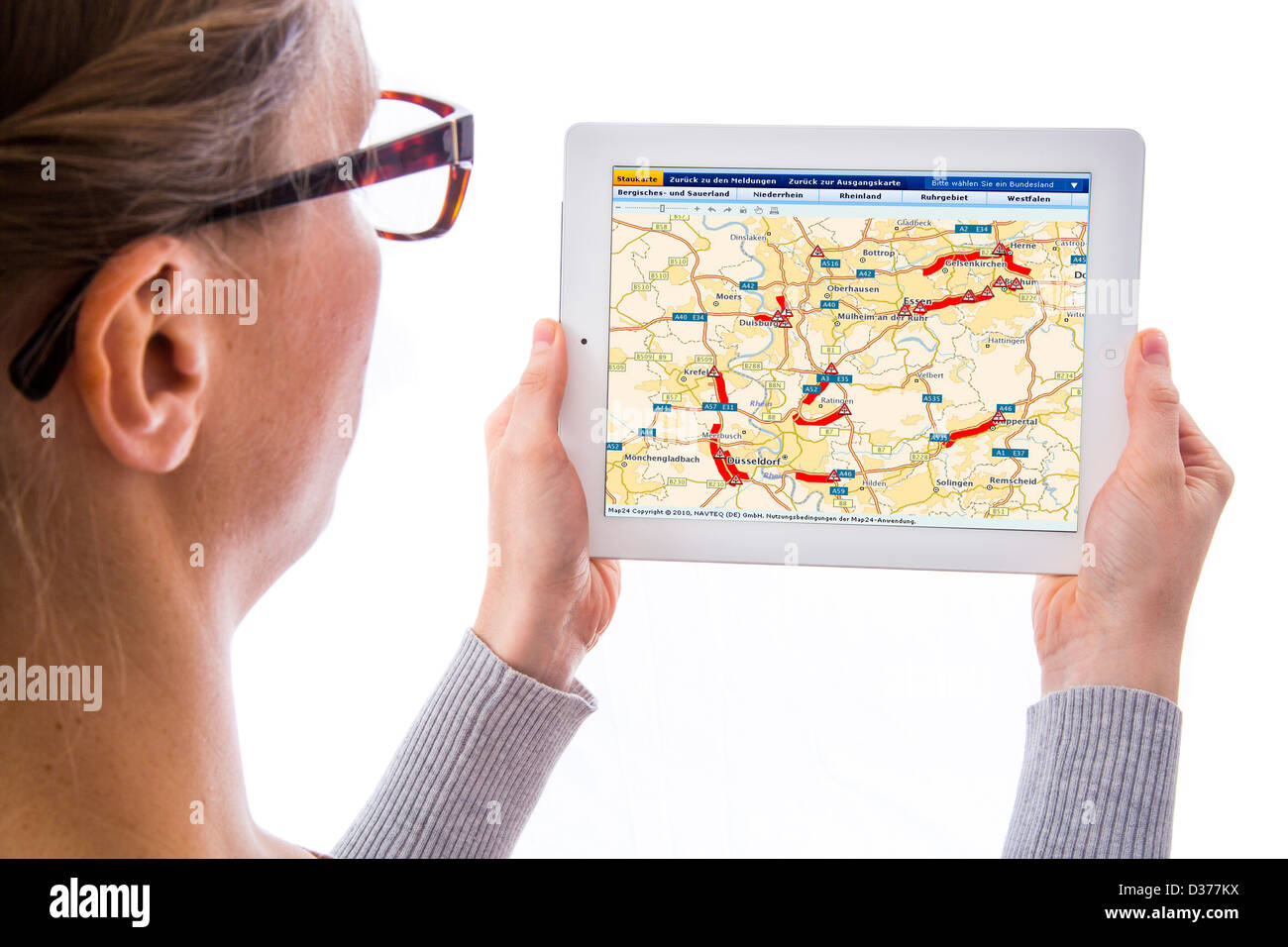 Mobile with traffic screen hi-res stock photography and images - Alamy