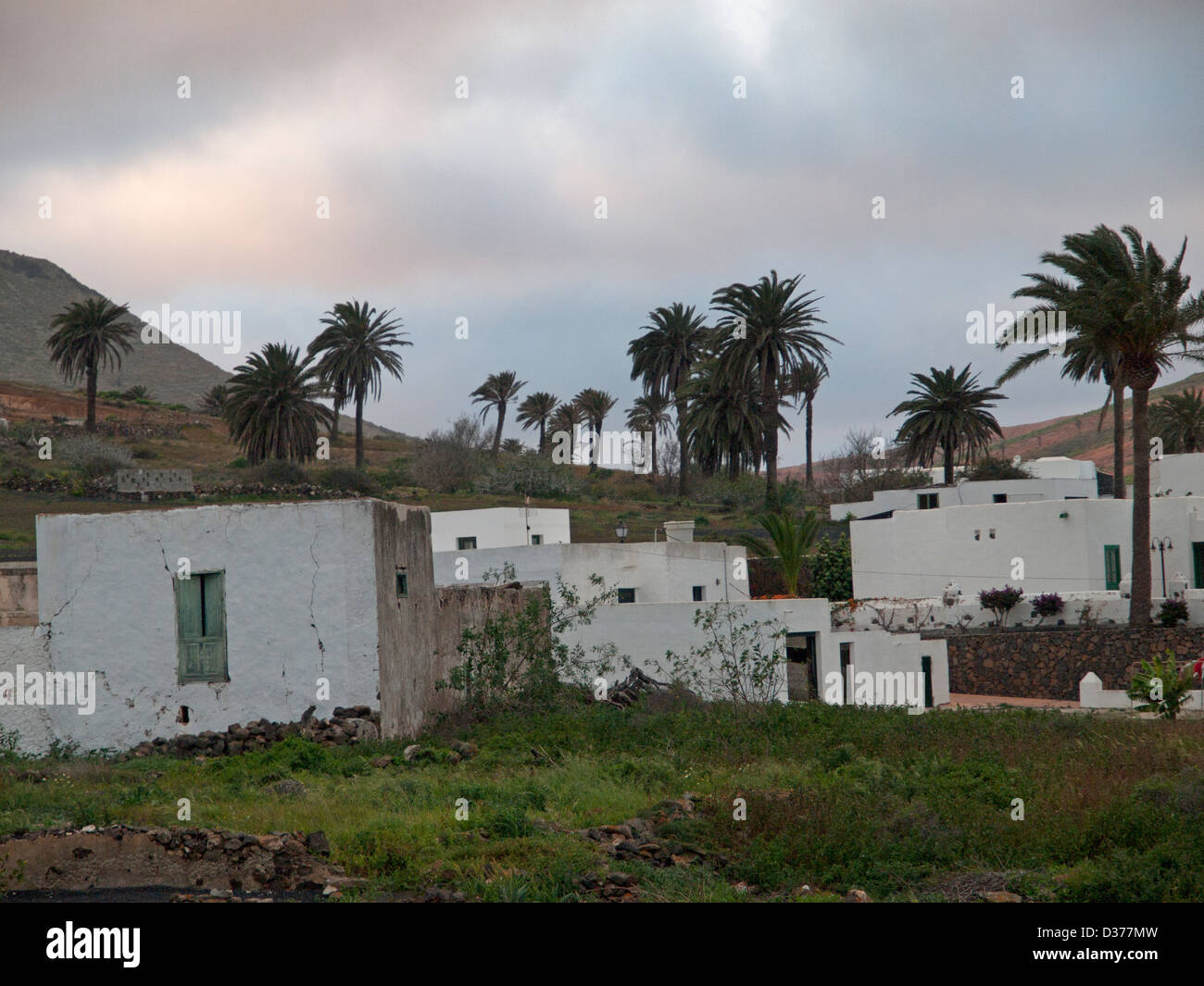 The town of Haria in the north of Lanzarote Stock Photo - Alamy
