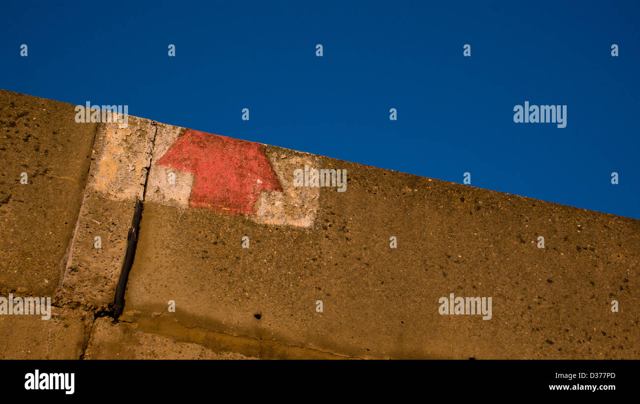 Painted blue arrow hi-res stock photography and images - Alamy