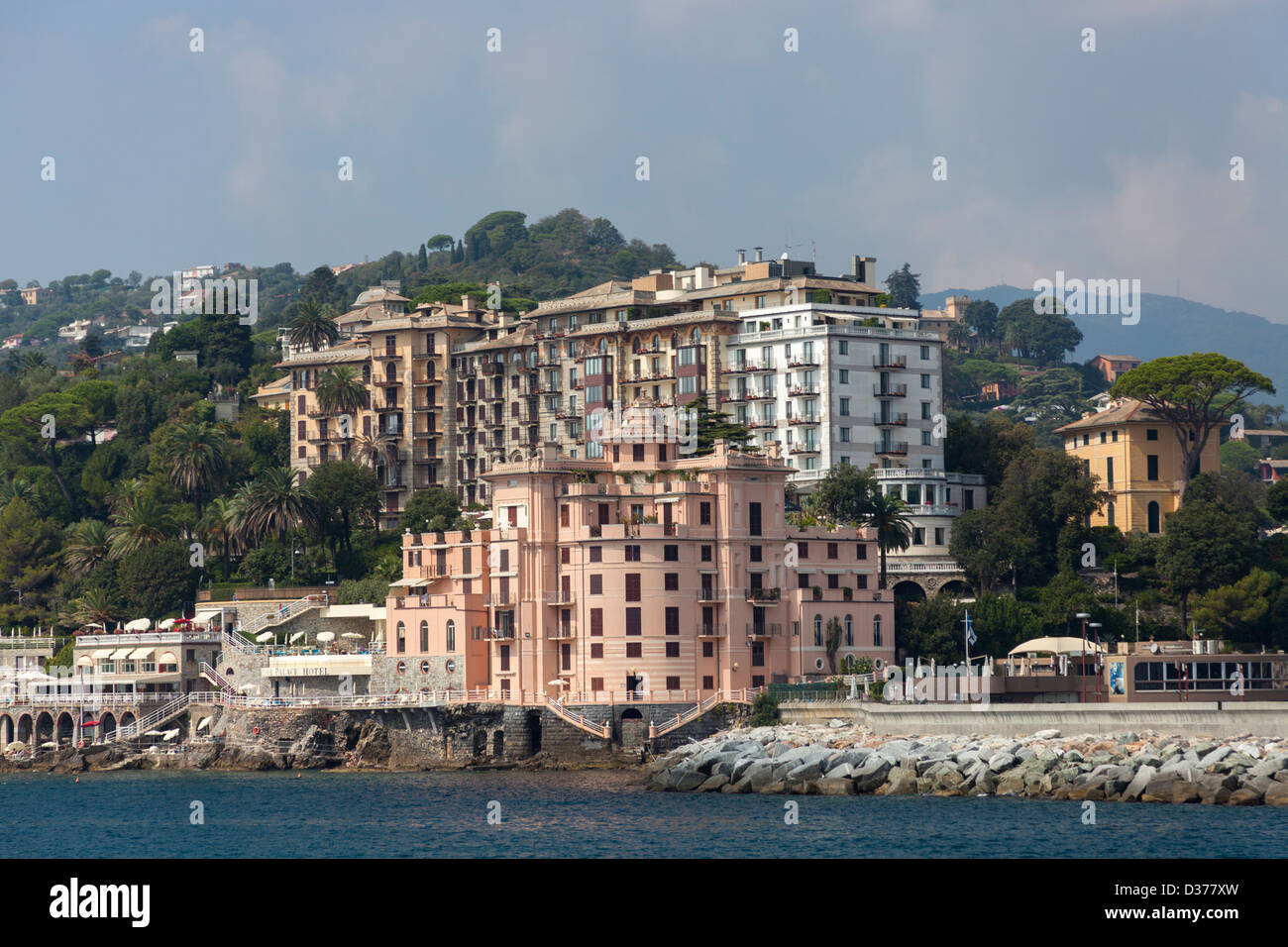 Rapallo- beautiful seaport in Italy Stock Photo - Alamy