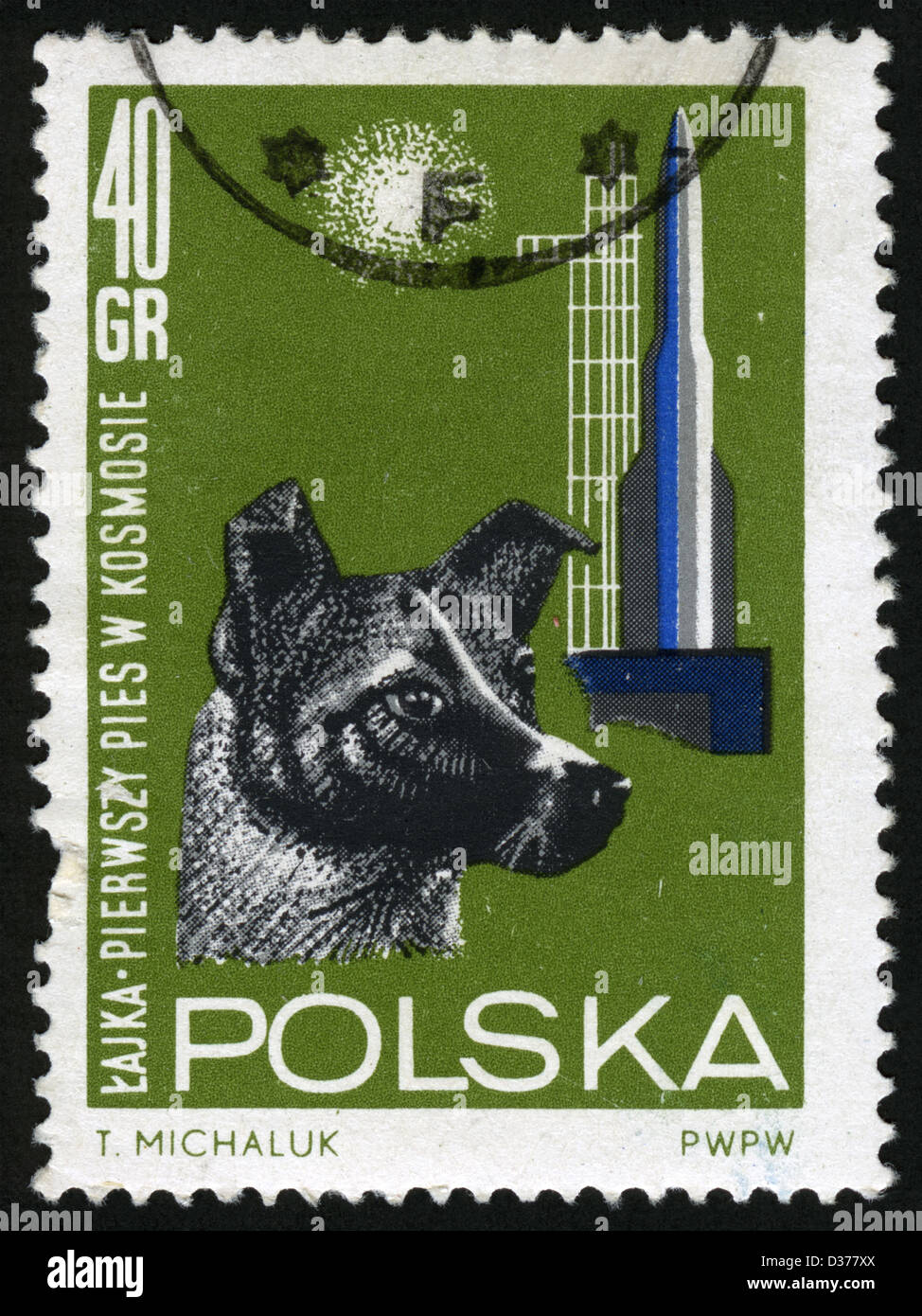 Laika stamp hi-res stock photography and images - Alamy