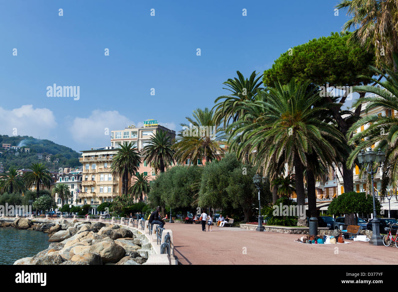 Rapallo- beautiful seaport in Italy Stock Photo - Alamy