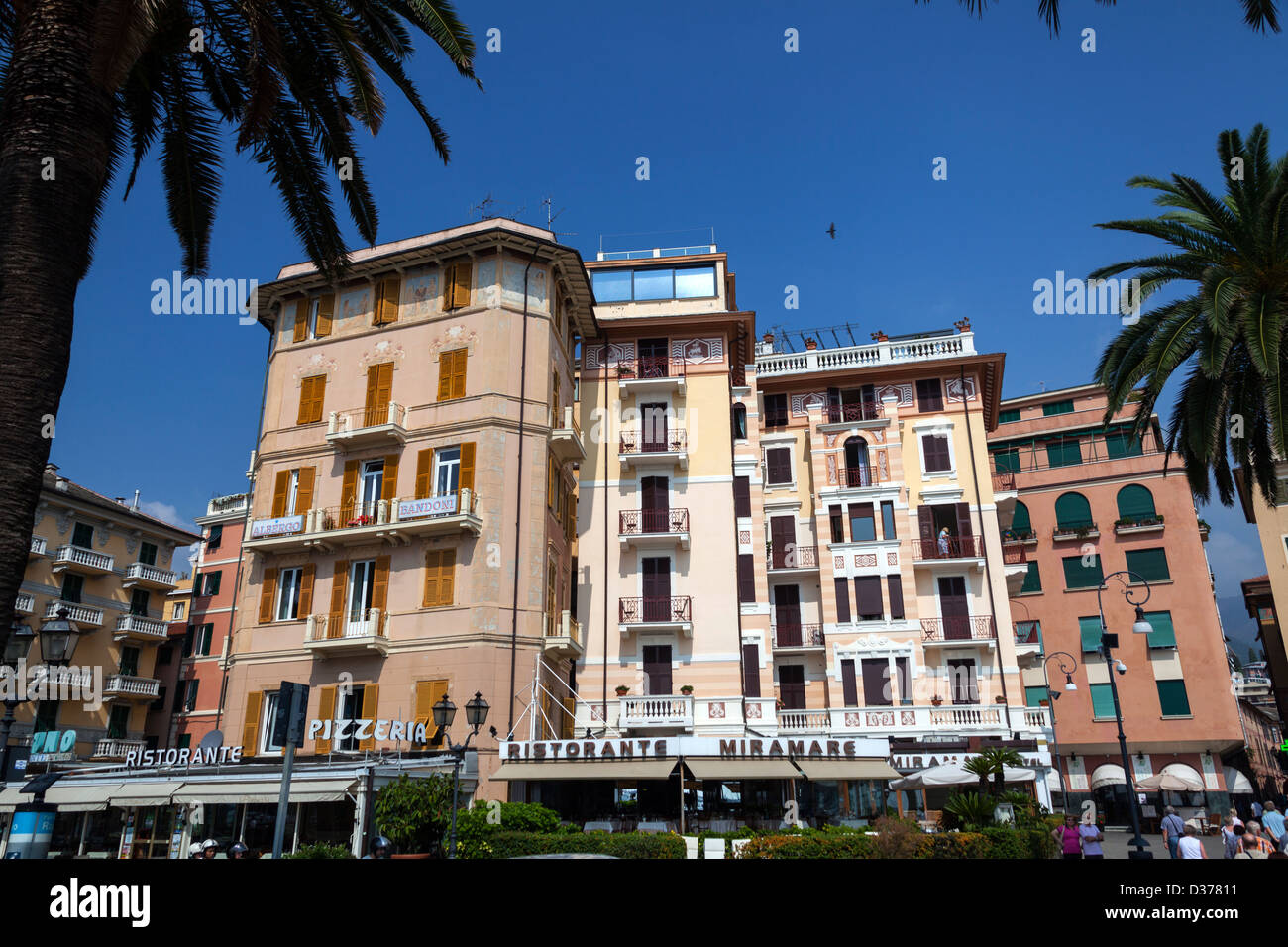 Rapallo- beautiful seaport in Italy Stock Photo - Alamy