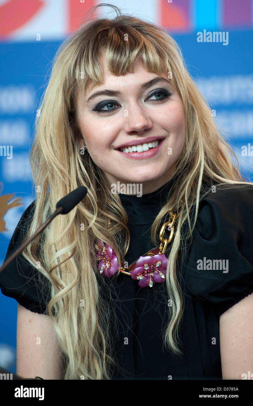 Imogen Poots during the 'The Look of Love' press conference at the 63rd ...