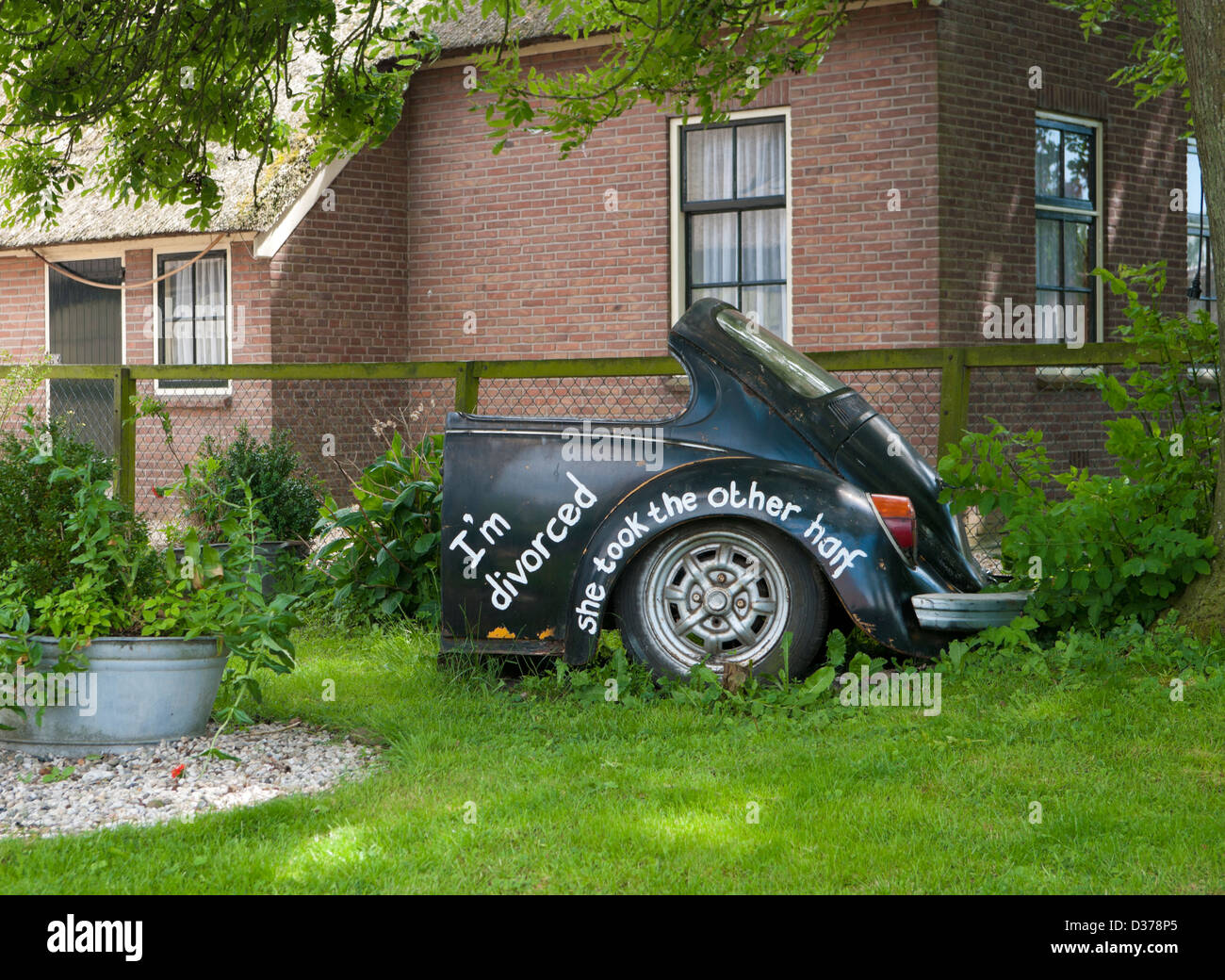 Half car hi-res stock photography and images - Alamy