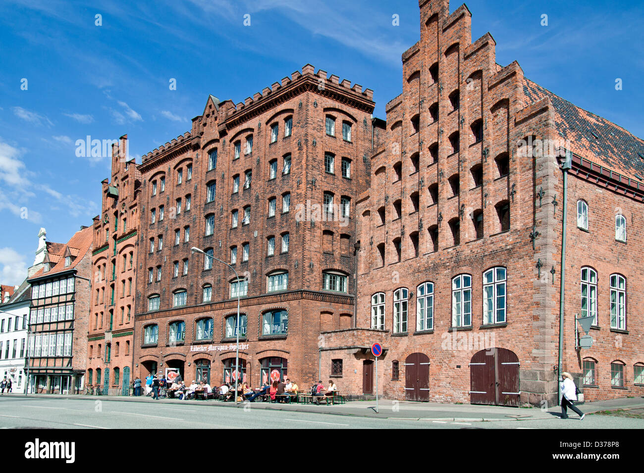 Hanseatic brick building, Lübeck Germany Stock Photo - Alamy