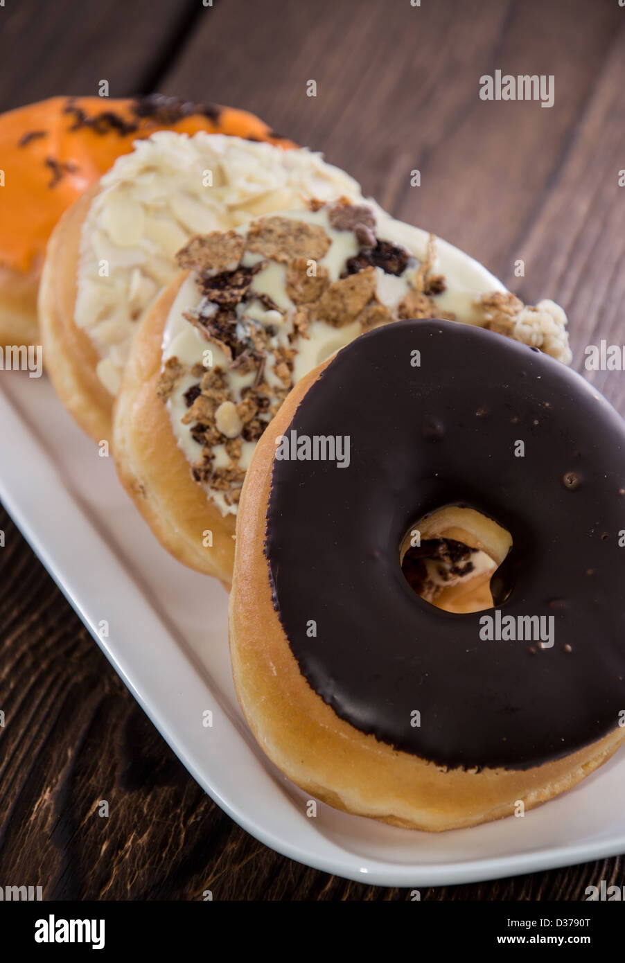 Fresh and fluffy homemade Donuts Stock Photo - Alamy