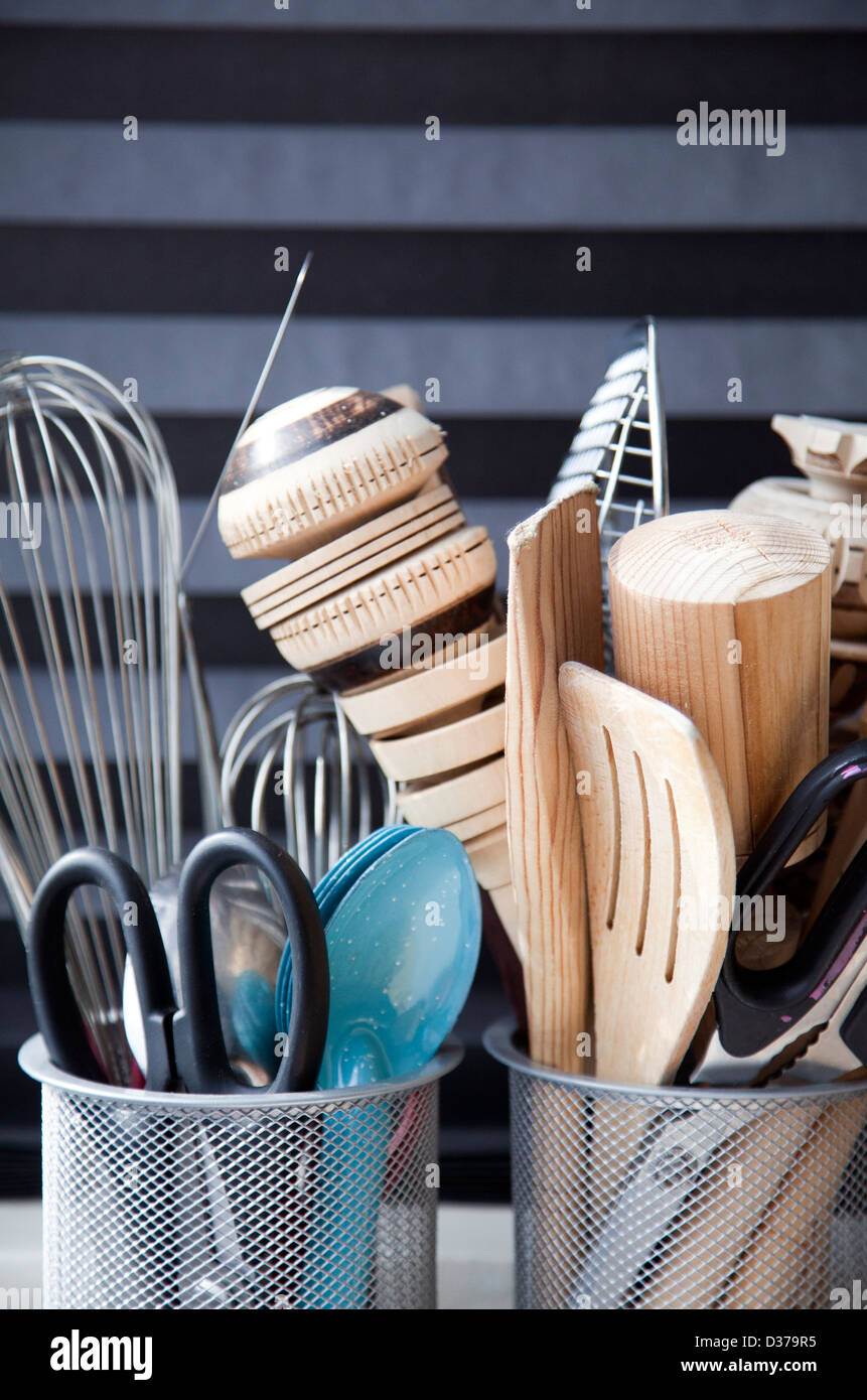 Kitchen tools and holder hi-res stock photography and images - Alamy