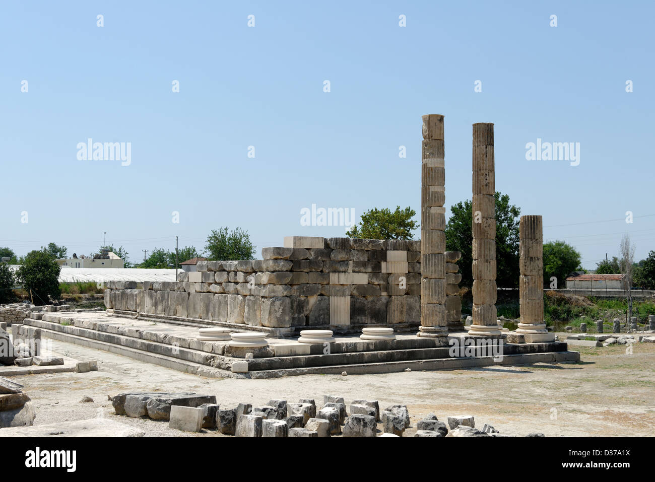 Letoon Turkey. Ancient Lycian pilgrimage sacred cult centre dedicated ...